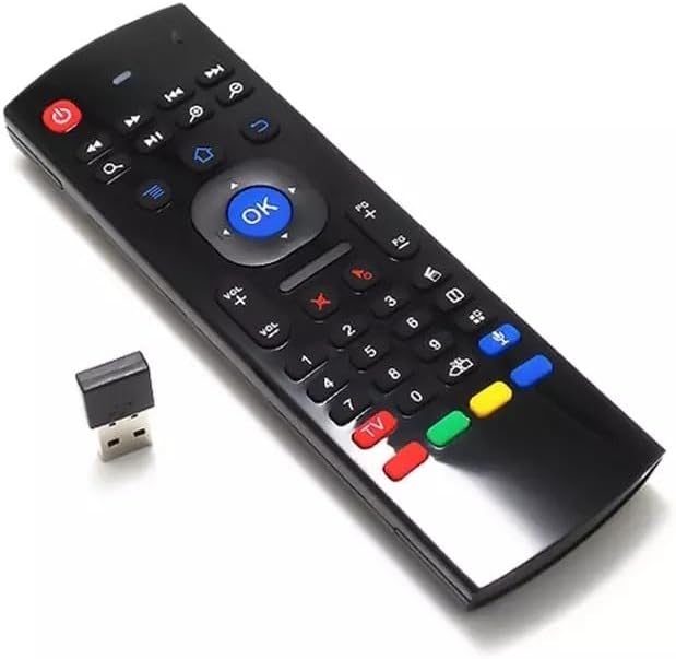 FNX Voice Air Mouse Remote Controller with Keyboard - 2.4 Ghz Wireless ...