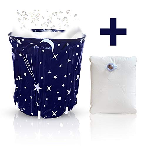 Cavendi mobile faltbare Badewanne fuer Dusche 65x70cm tragbare ...