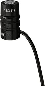 Amazon.com: Shure Microflex MX183 Micrófono Lavalier omnidireccional ...