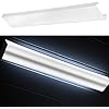 Beeveer 2 Pcs 48 Inch Fluorescent Light Covers Wrap Around Light ...