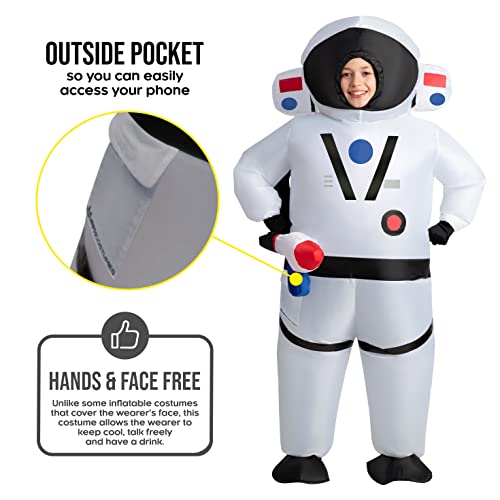 Morph Inflatable Astronaut Costume Kids Space Helmet Blow Up Halloween ...