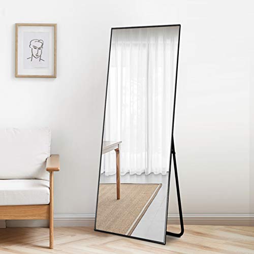 self Large Full Length Body Mirror for Floor & Wall in Bedroom ...