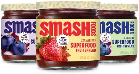 Amazon.com: Smash Foods Jam, Variety 3-Pack Family Favorites | No Sugar ...