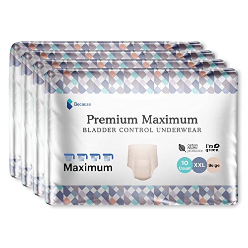 Because Premium Overnight Plus Bladder Control Underwear FOR SALE because-premium-overnight-plus-bladder-control-underwear-for-sale