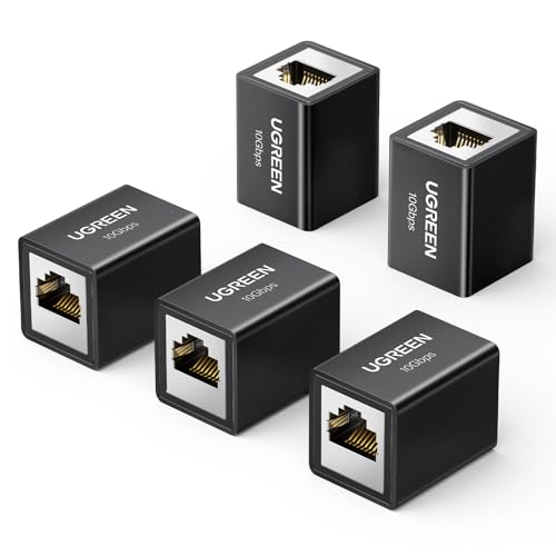 UGREEN RJ45 Coupler,10Gbps High-Speed Aluminum Ethernet Connector ...