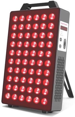 BONTANNY Red Light Device, 660nm 850nm Red Light Panel with 60 Pcs Dual ...