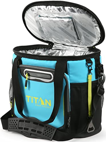 Snapklik.com : Titan Deep Freeze 24 Can Insulated Bucket Tote Cooler