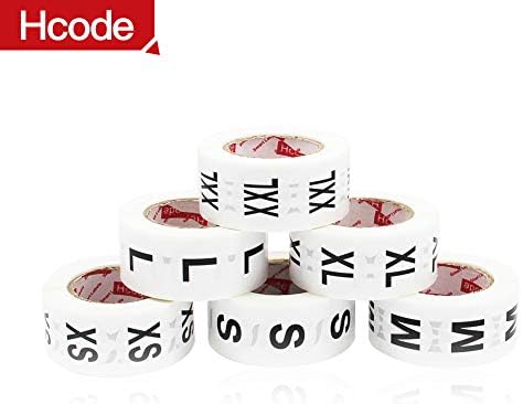 Amazon.com: Youth Clothing Size Stickers 1 inch Round Adhesive Clothing ...