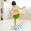10 Pcs Number Floor Stickers Hopscotch Lattice Floor Stickers, 1-10 ...