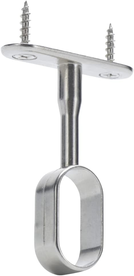 Amazon.com: Mid Hanger for Oval Closet Rod (15mm x 30mm) | Polished ...