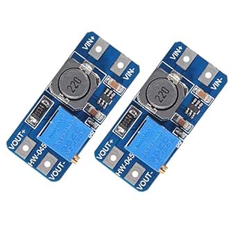 Hexonix MT3608 DC-DC Step Up Module, DIY Mini Voltage Booster ...