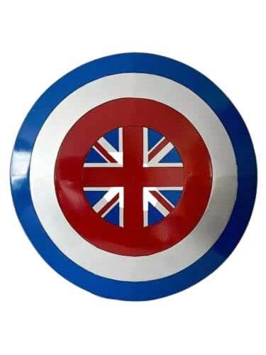 Captain Shield Metal Prop Replica Medieval Round Role Play Shield Armor ...