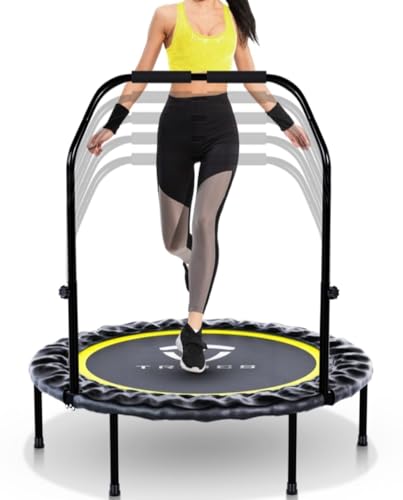 Low Impact Cardio Workout 40" Mini Trampoline For Adults With ...
