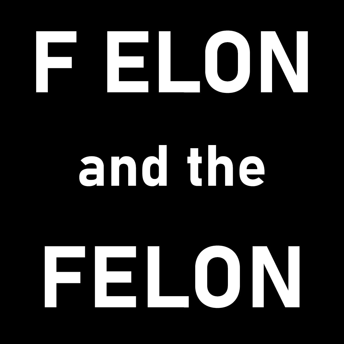 Amazon.com: F Elon and the Felon Sticker Funny Anti Donald Trump Elon ...