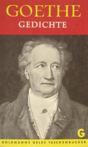Gedichte: Johann Wolfgang von Goethe: Amazon.com: Books