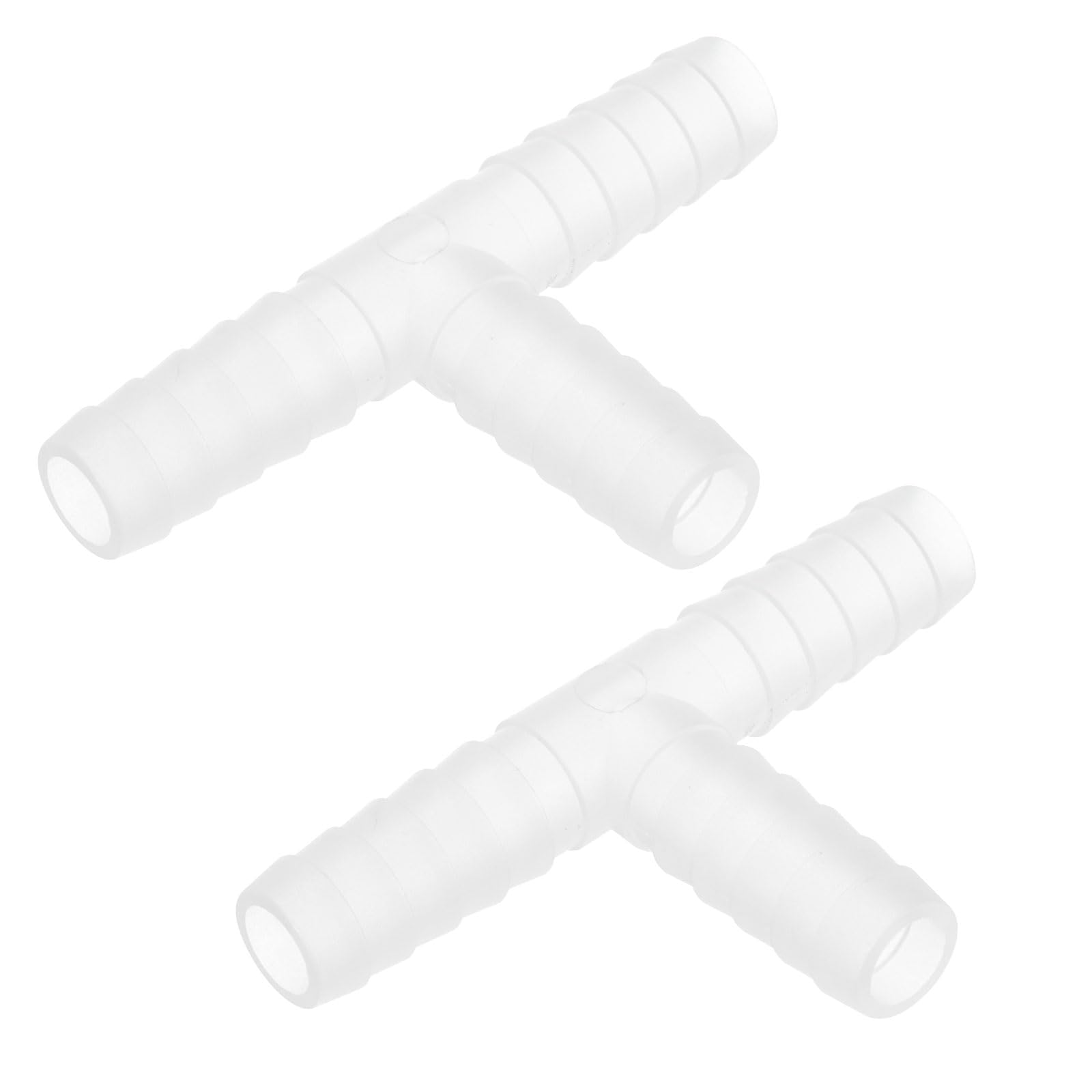 Amazon.com: MECCANIXITY Tee Fitting Plastic Barb 3 Way Equal T Shaped ...