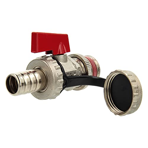 Tecuro KFE Ball Valve 1/2 Boiler Filling and Drain Valve Matte Chrome ...
