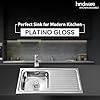 Hindware Kitchen Sink 32"x20"x8"| 304 Grade Stainless Steel | Pressed ...