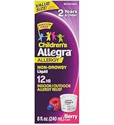 Amazon.com: Allegra Children's 12-Hour Allergy Relief Liquid, Non ...
