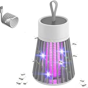 KhuHap Mosquito Killer Lamp Bug Zapper UV Light Trap Insect Repellent Fly Catcher Electric Shock ...
