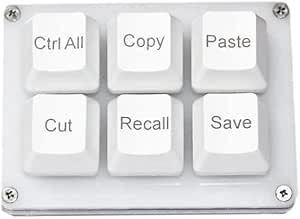 Amazon.com: Supersenter Copy Paste Keyboard 6 Key Mini Copy Paste ...