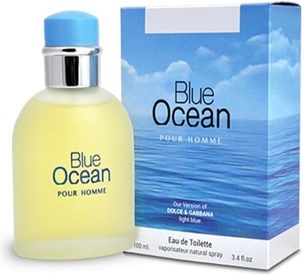 Amazon.com : Generic BLUE OCEAN POUR HOMME designer EDT cologne 3.4 oz ...