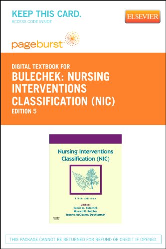 Nursing Interventions Classification (NIC) Pageburst Digital Textbook ...