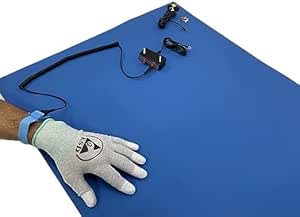 ESD Dissipative Mat Kit - Royal Blue - Heat Resistant Soldering Mat ...
