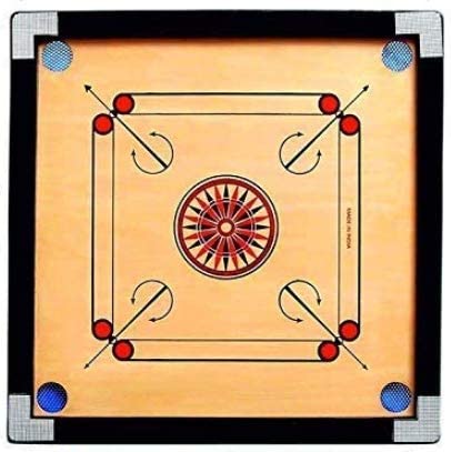 Buy Carrom Board 32×32 Size, 2 inch Border, 4mm Standard Play Area with ...