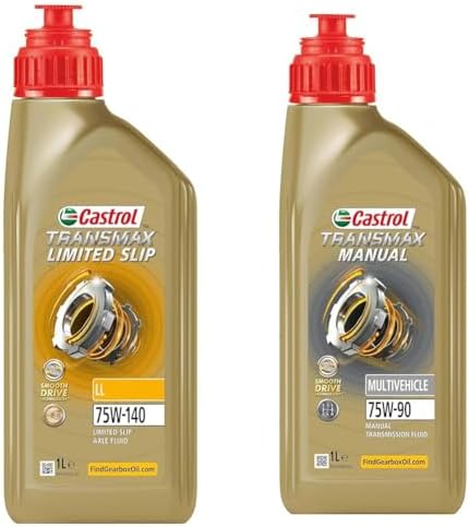 Castrol Transmax Limited Slip LL 75W-140 1L + Castrol Transmax Manual ...