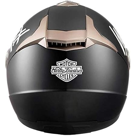 Retro Reflective Helmet Stickers for Harley Davidson Central Skull ...