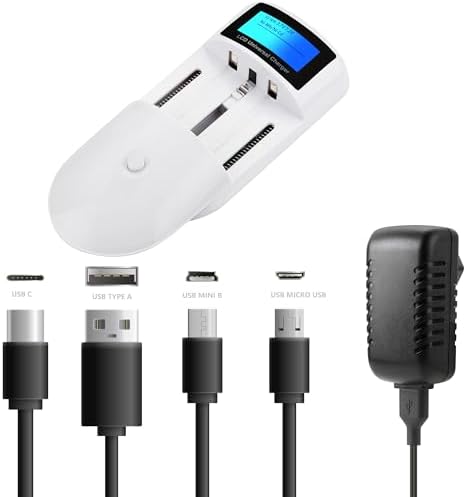 Amazon.com : DigiPower TC-U450 Univeral Camera Battery Charger (Black ...