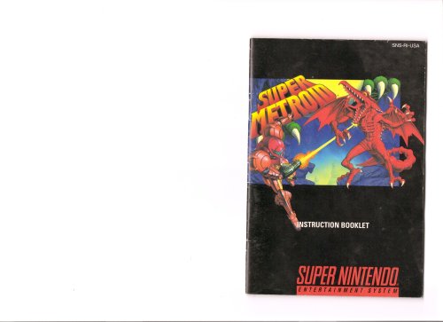Super Metroid Instruction Booklet: unknown author: Amazon.com: Books