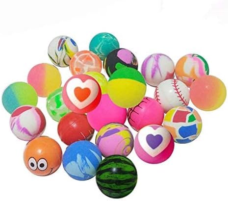 LHKJ 24 Pcs High Bouncing Balls Assorted Super Bouncy Balls Party ...