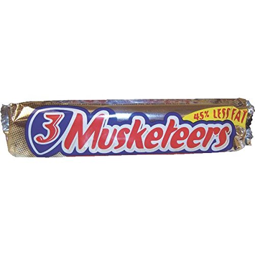 Amazon.com : 3 Musketeers Chocolate Candy Bar Singles, 36-Count : Candy ...