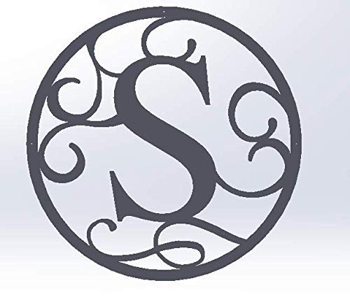 Monogram Wall Decor, Custom Initial Signs for Outdoors, Outdoor Letters ...