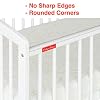 Buy Fisher-Price Joy Baby Wooden Crib/Baby Cot (White, with Mattress ...