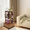 Amazon.com: 360° Rotating End Table with Drawers, Multi Storage Table ...