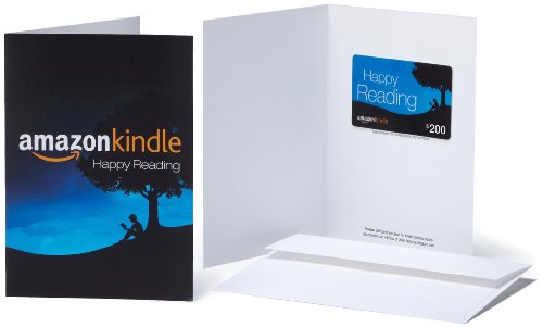 Amazon.com $200 Gift Card in a Greeting Card (Amazon Kindle Design ...