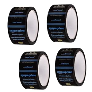 ANCHARA Amazon Branded prime Packaging Tape 60 Microns (Pack of-4 ...