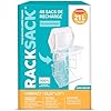 Rack Sack Garbage Bags Kitchen, 48-Count Compact Clear Refills, 21 ...