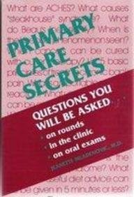 Primary Care Secrets : Mladenovic, Jeanette: Amazon.co.za: Books