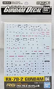 Amazon.com: Bandai Spirits 1/144 Scale Gundam Decal GD84 RG RX-78-2 ...