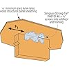 Amazon.com: Simpson Strong-Tie A35 1-7/16 in. x 4-1/2 in. Galvanized ...