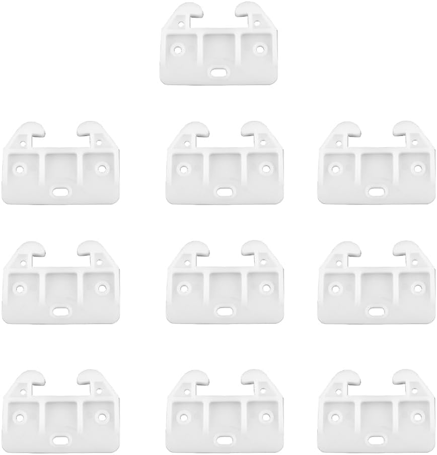 joaoxoko Plastic Drawer Guides,12PCS Drawer Slides for Center Mount ...