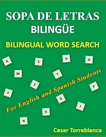 Sopa de Letras Bilingüe - Bilingual Word Search: For Spanish and ...