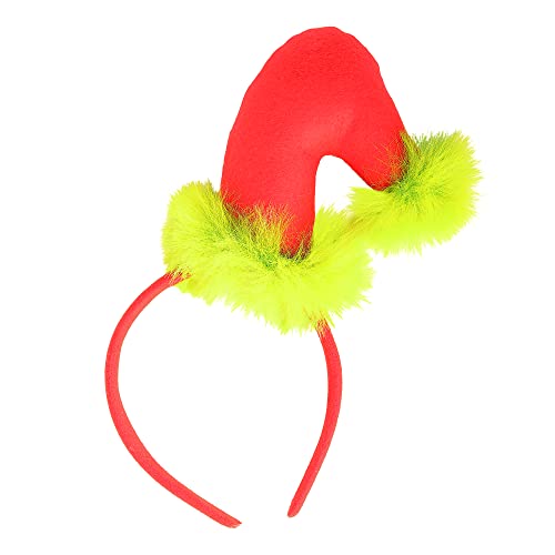 Dr. Seuss The Grinch Headband - Fabric Head Band with The Grinch Santa ...