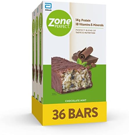 Amazon.com: ZonePerfect Protein Bars, 14g Protein, 18 Vitamins ...
