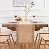 Amazon.com: LIGICKY Natural Burlap Table Runners 48 Inches Farmhouse ...