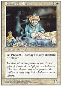 Amazon.com: Magic The Gathering - Samite Healer - Fifth Edition : Toys ...
